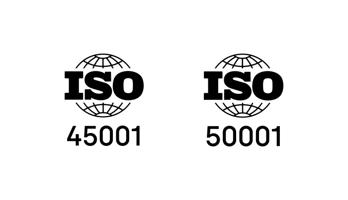 We have completed ISO 45001:2018 and ISO 50001:2018 certification ...
